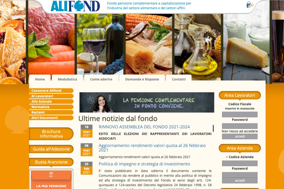Alifond: Opinioni e Caratteristiche del fondo Pensione