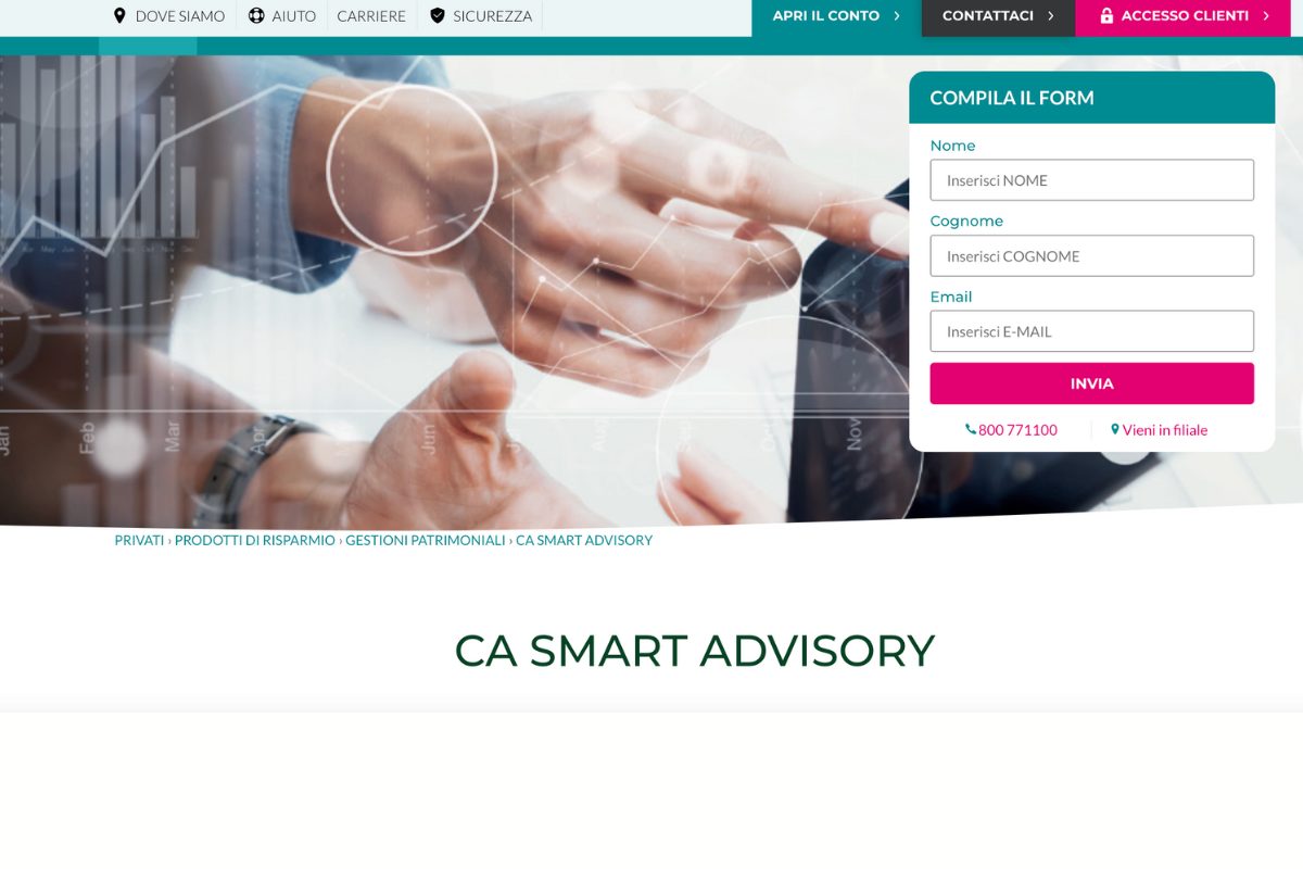 CA Smart Advisory, la Gestione Patrimoniale di Crédit Agricole: Opinioni