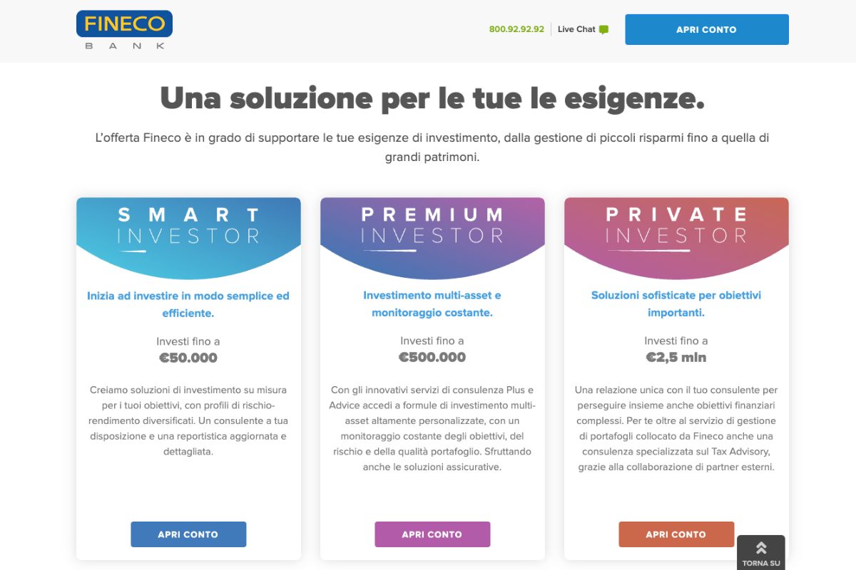 Gestione Patrimoniale Fineco: Opinioni sul Servizio di Consulenza